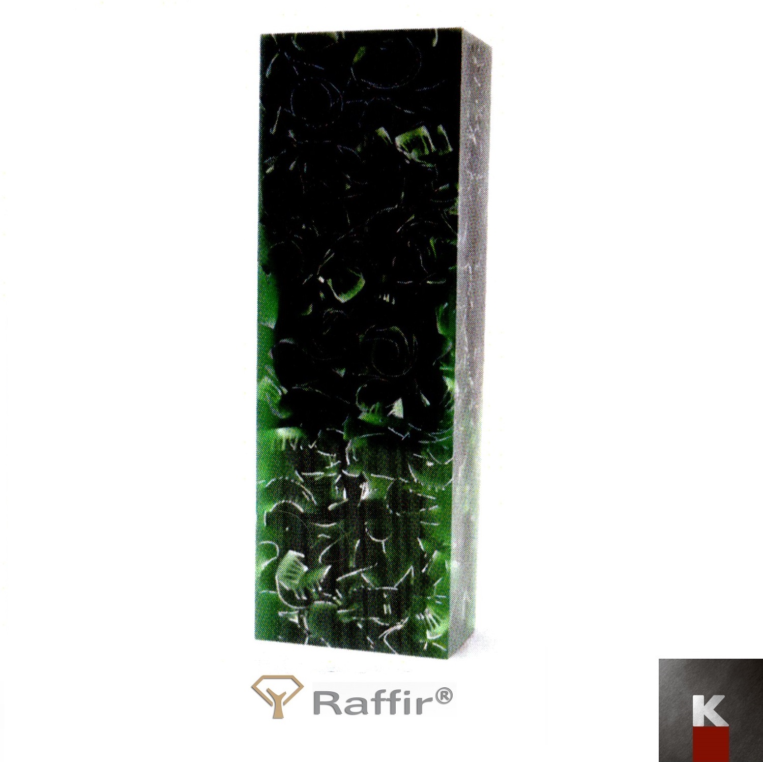 Materiali sintetici: HEATWAVE SFX REAZ. CALORE - SPIKEY VERDE 25X40X120 mm.